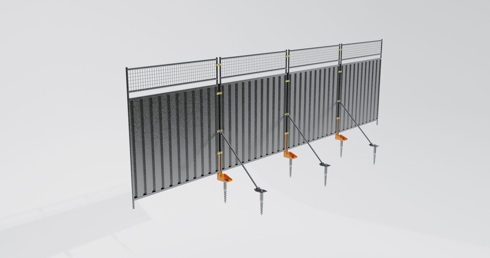 Solid Hoarding - Fence-Lok